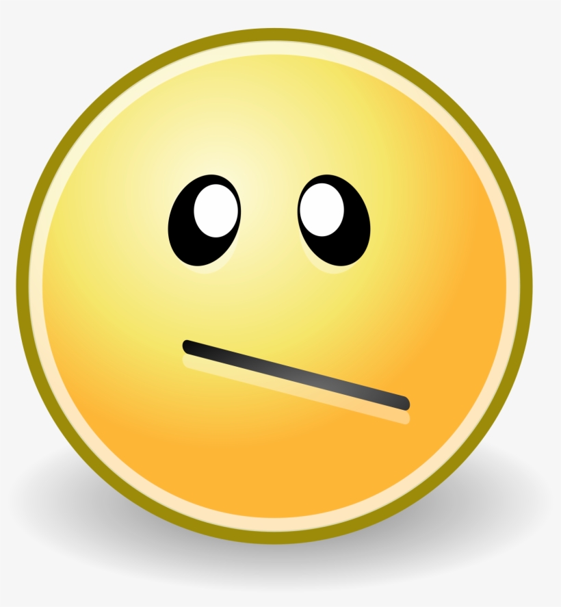 File - Face-confused - Svg - Smiley - 1024x1024 PNG Download - PNGkit