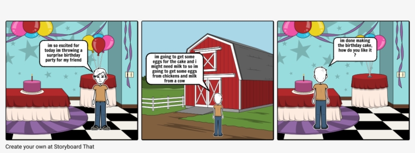 Surprise Birthday Party - Cartoon - 1164x385 PNG Download - PNGkit