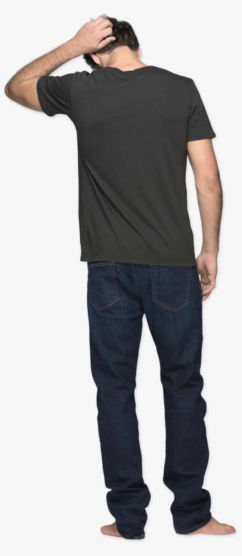 Man Back Png Clip Transparent - 1200x2580 PNG Download - PNGkit