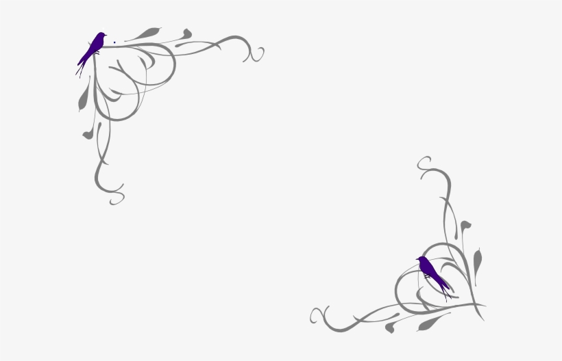 Bird Corner Frame Clip Art At Clker Com Vector Online - Corner Frame ...