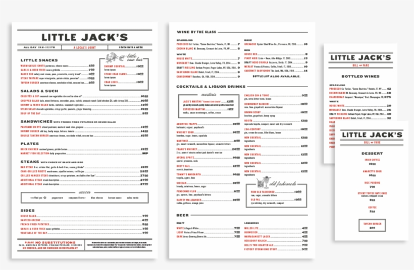 Littlejacks Squarespace Menus - 1000x623 PNG Download - PNGkit