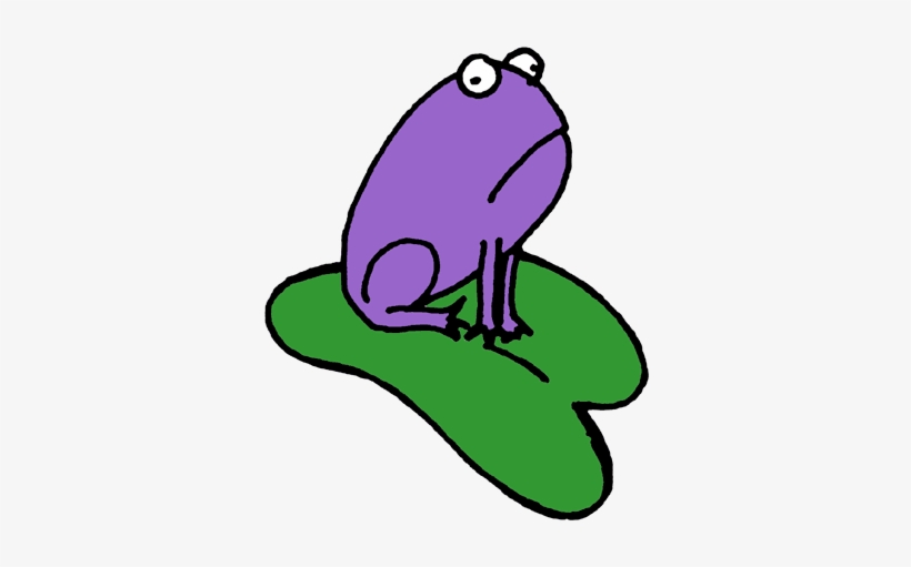 Purple Frog Clipart - 350x431 PNG Download - PNGkit