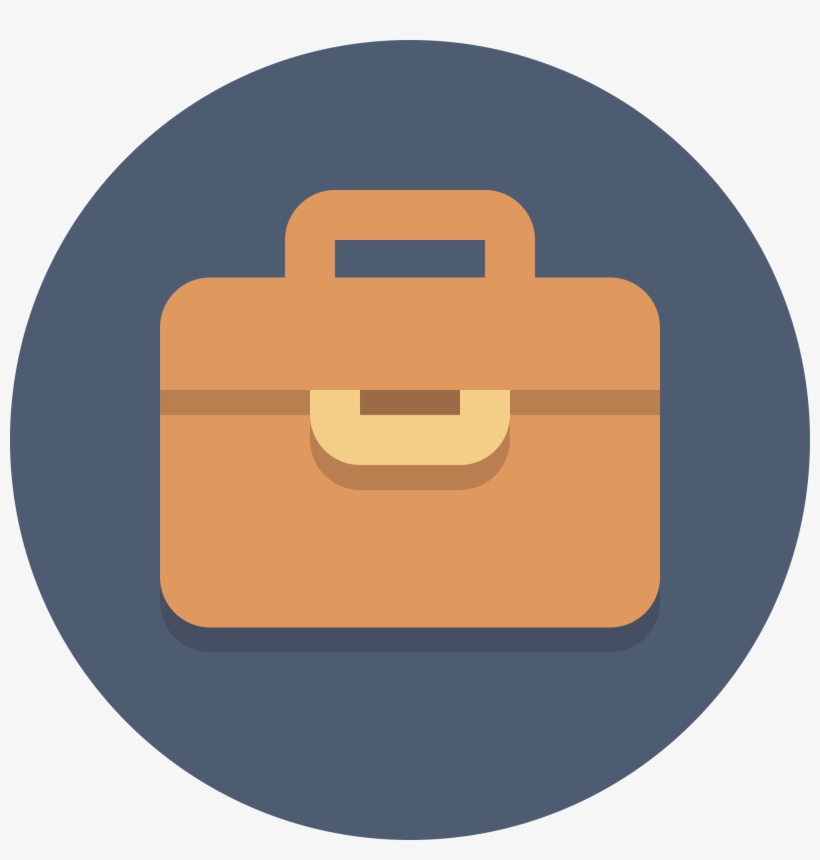 Open - Briefcase Icon Circle - 2000x2000 PNG Download - PNGkit