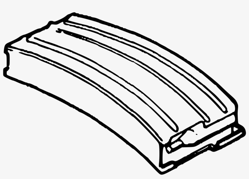 Open - Gun Mag Clip Art - 2000x1368 PNG Download - PNGkit