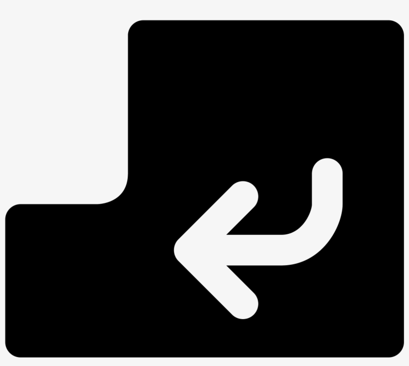 Enter Key Icon - Button Enter Icon - 1600x1600 PNG Download - PNGkit