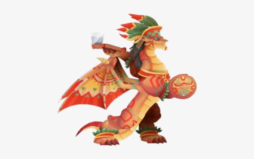 Aztec Warrior Dragon 3d - Aztec Dragon Png - 450x434 PNG Download - PNGkit