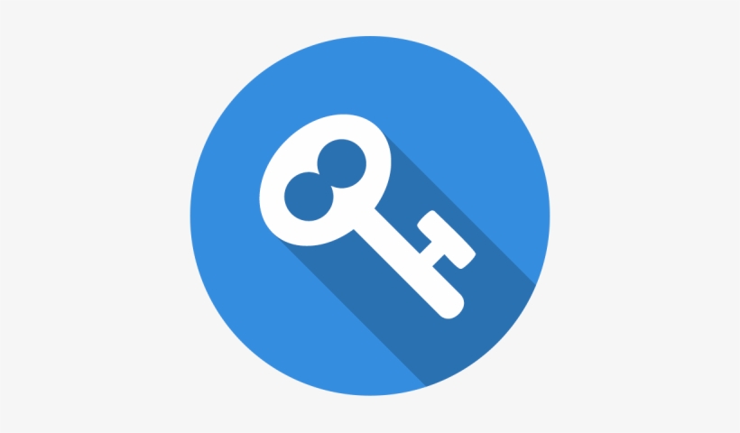 Key Icon Flat Shadow - Key Flat Icon Png - 400x400 PNG Download - PNGkit