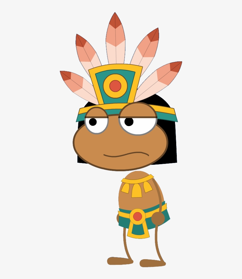 Aztecwarrior - Aztec Warrior Cartoon - 415x865 PNG Download - PNGkit