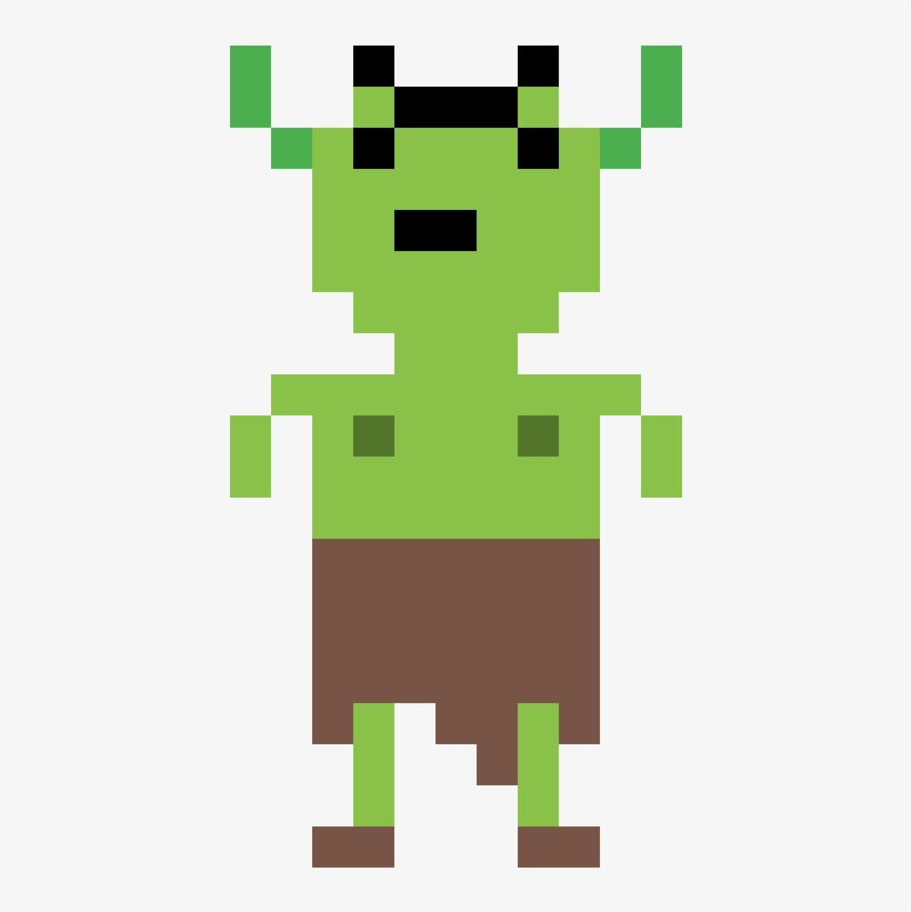 8-bit Goblin - Illustration - 1184x1184 PNG Download - PNGkit