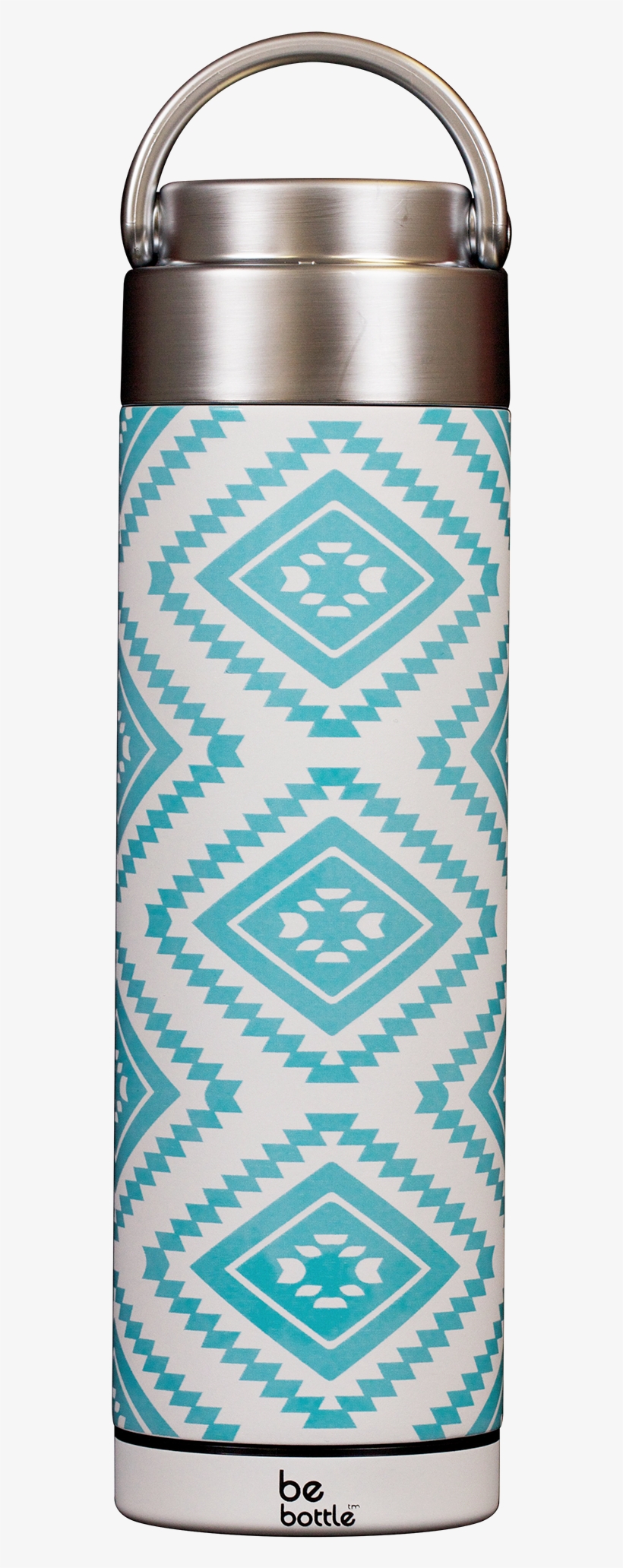 Download Transparent Aztec Azure Blue - Water Bottle - PNGkit
