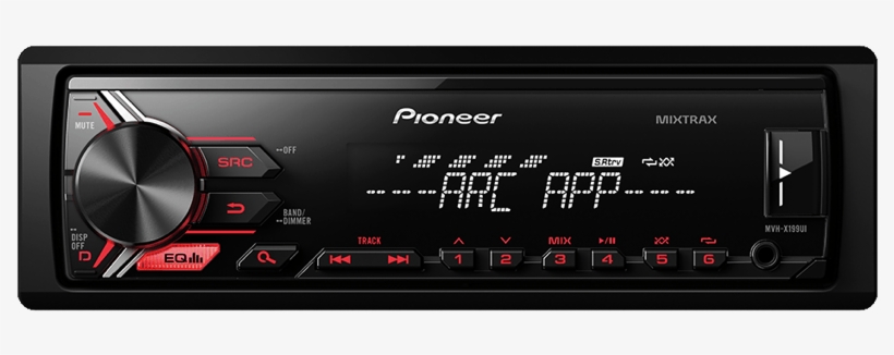 Car Radio Png Clip Art Royalty Free - Autoestereo Pioneer Mvh 295bt ...