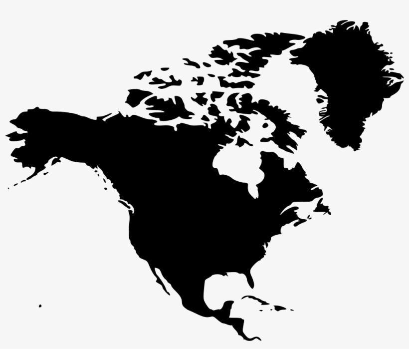 North America - - North America Icon Vector - 980x788 PNG Download - PNGkit