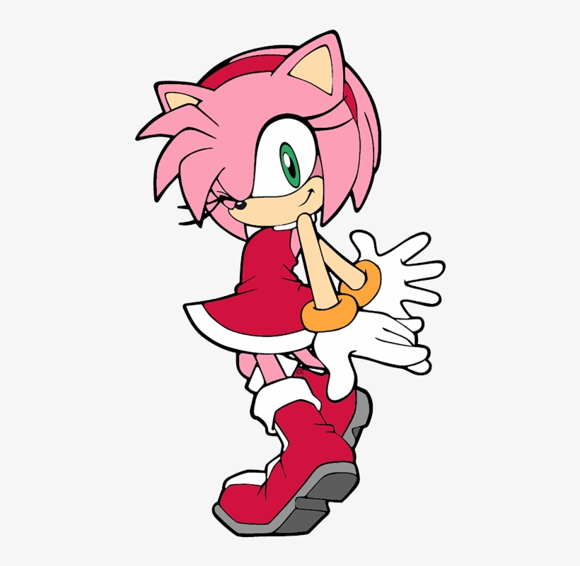 Cartoon Cliparts - Amy Rose - 450x725 PNG Download - PNGkit