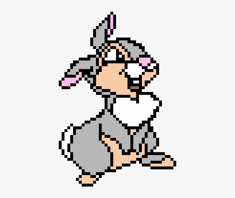 Bambi - Pixel Art Bambi - 510x650 PNG Download - PNGkit