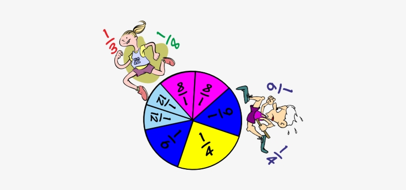 Fraction Circle Fifths Clipart