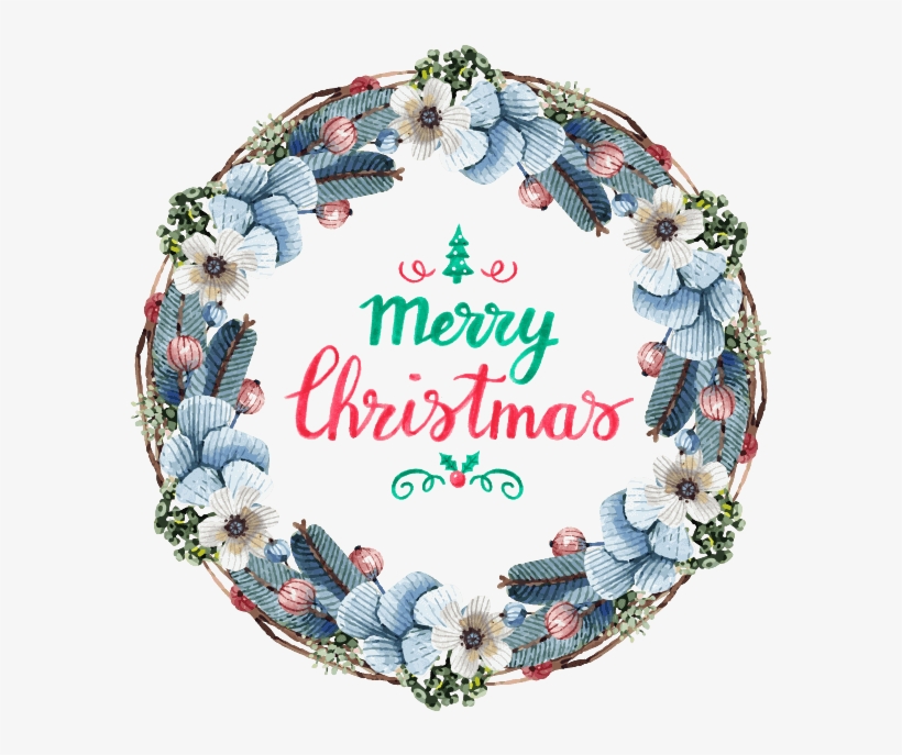 Download Transparent Beautiful Watercolor Christmas Messages Sticker-3 ...