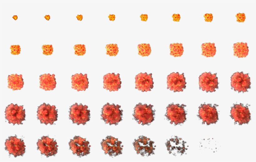 Color-corrected Version - - Sprite Fire Ball - 1024x1024 PNG Download ...