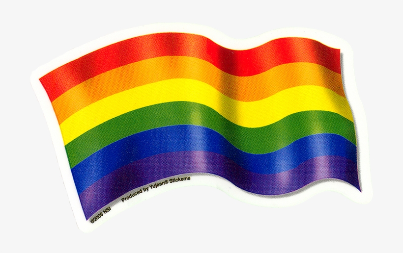 Rainbow Window Sticker Peace - Rainbow Pride Flag Png - 700x436 PNG ...