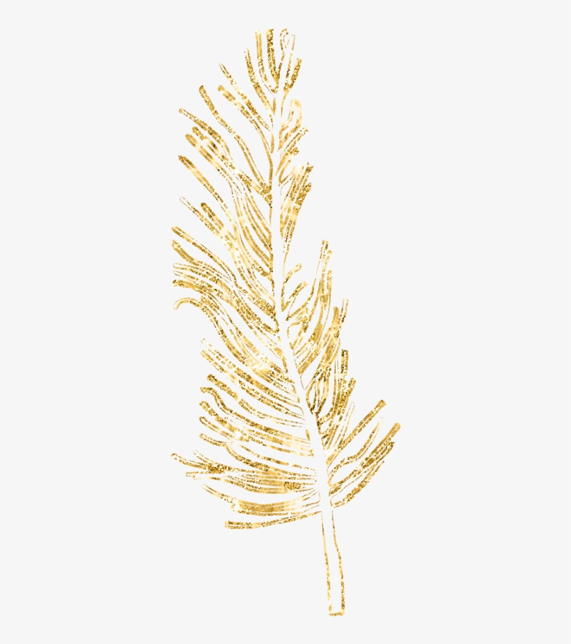 Gold Feather Feathers Native Boho Glitter Decals Decor - Feather ...