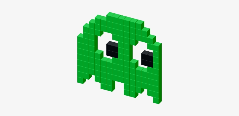 Pac Man Ghosts Green - 340x431 PNG Download - PNGkit