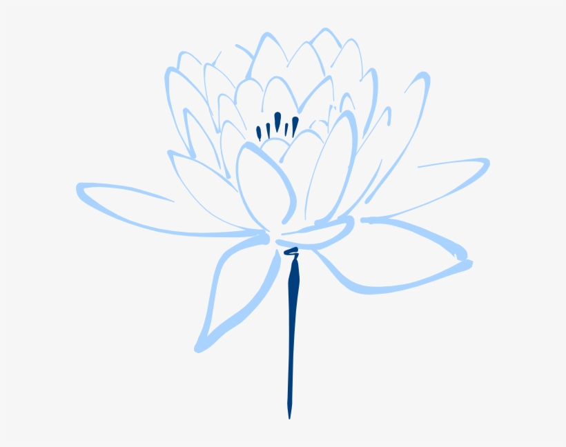 Blue Lotus Vector