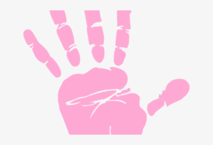 Handprint Border Clip Art