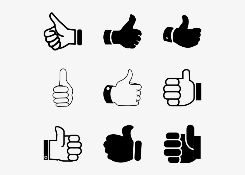 Like It - Thumb Up Icon Vector - 600x564 PNG Download - PNGkit