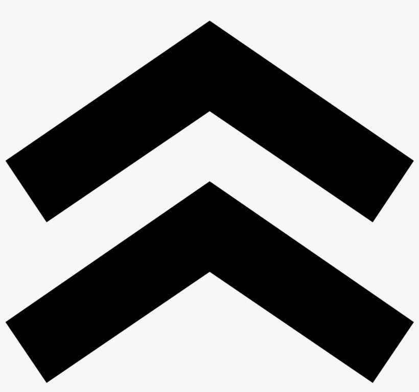 Double Up Icon - Up Icon - 1600x1600 PNG Download - PNGkit