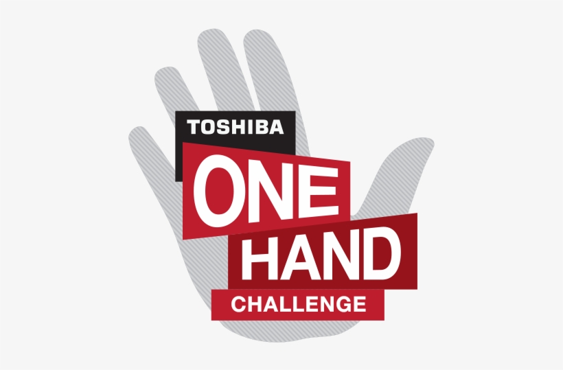 Toshiba One Hand Challenge - One Hand Logo - 1170x900 PNG Download - PNGkit