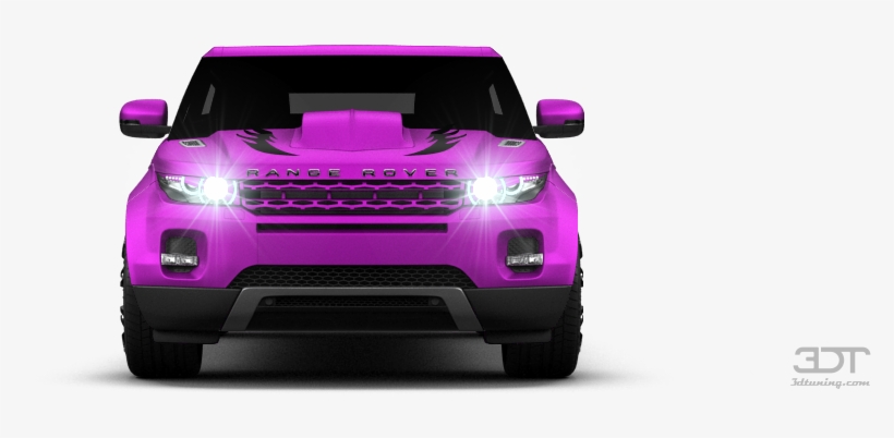 Range Rover Evoque 3 Door Crossover - Purple Range Rover Png - 1004x373 ...