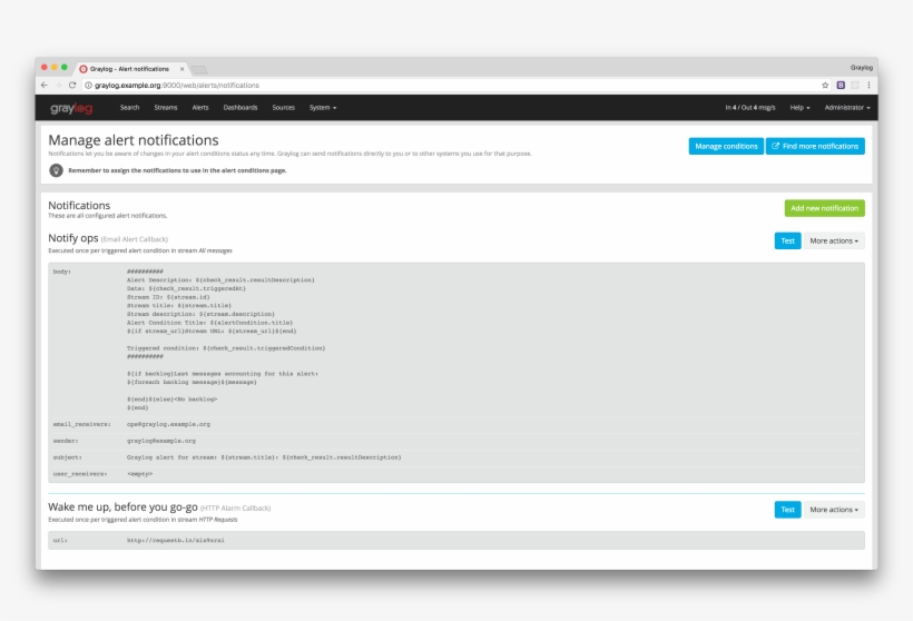 Download Transparent Images/alerts Alert Notification - Graylog ...