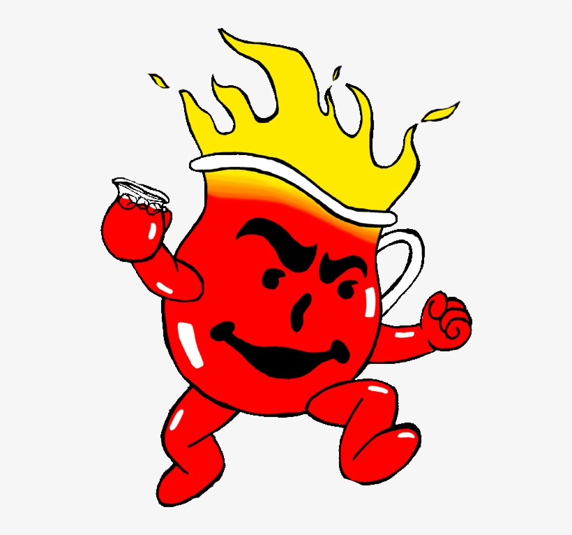 Hot Kool Aid Man - Evil Kool Aid Man - 534x686 PNG Download - PNGkit