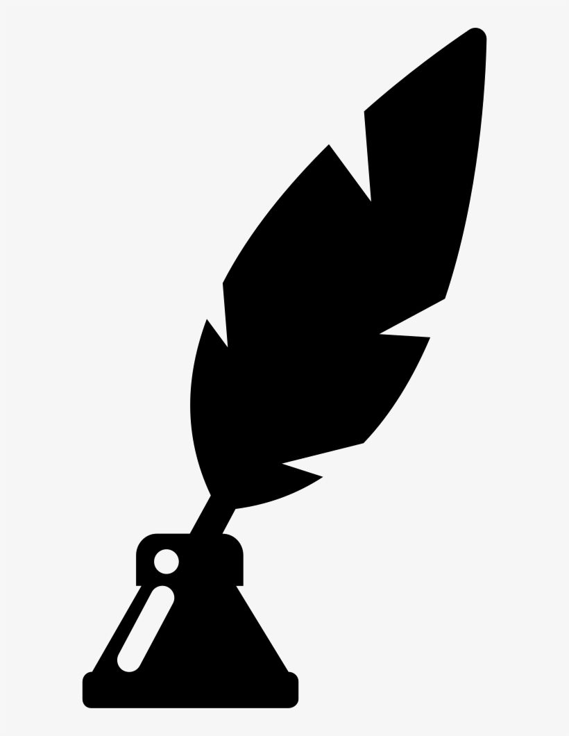 Poem Clipart Feather - Poetry Symbol Png - 584x980 PNG Download - PNGkit