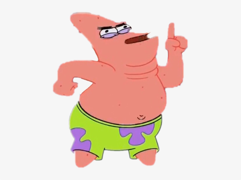 Image Derp Transparent Patric - Patrick Star Derp - 463x532 PNG Download - PNGkit