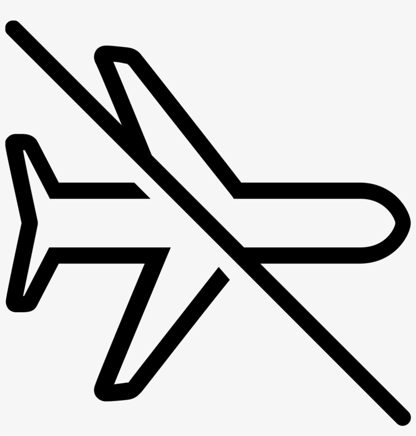 Airplane Mode Off Icon - Icon - 1600x1600 PNG Download - PNGkit