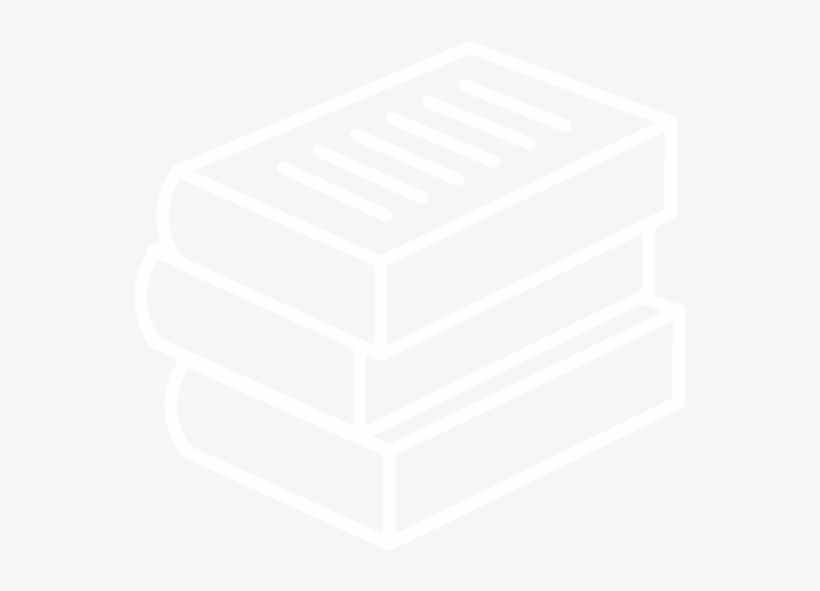 Books Icon White - 600x600 PNG Download - PNGkit