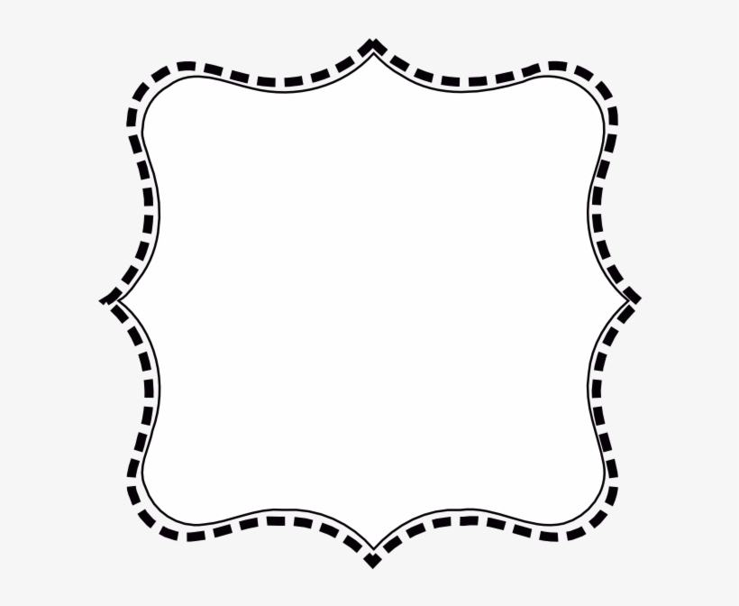 Moldura Borda Traço - Frame Com Fundo Branco Png - 655x619 PNG Download ...