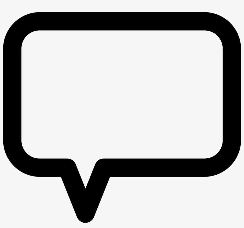 Vector Rectangle Speech Bubble Banner Royalty Free - Facebook Comment ...
