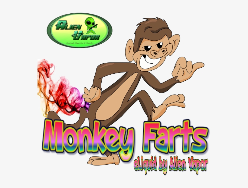 Monkey Fart - Funny Cartoons Farts Gifs - 576x576 PNG Download - PNGkit