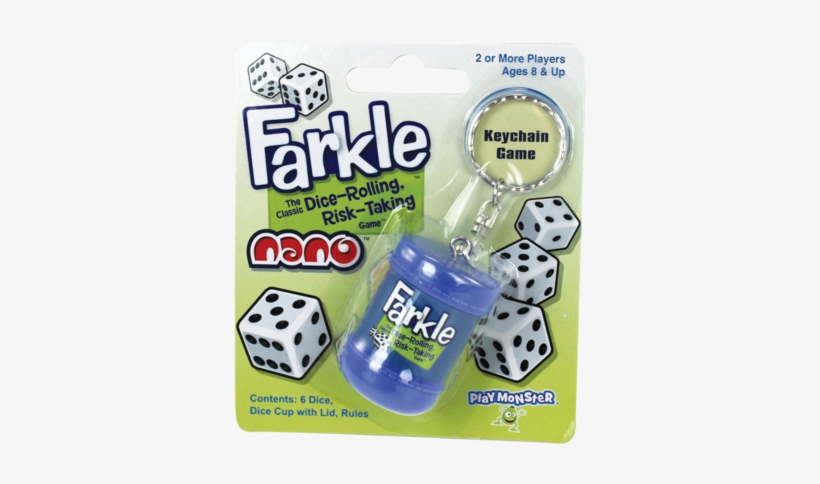 Farkle Nano Keychain - Farkle Dice Cup Game - 420x480 PNG Download - PNGkit
