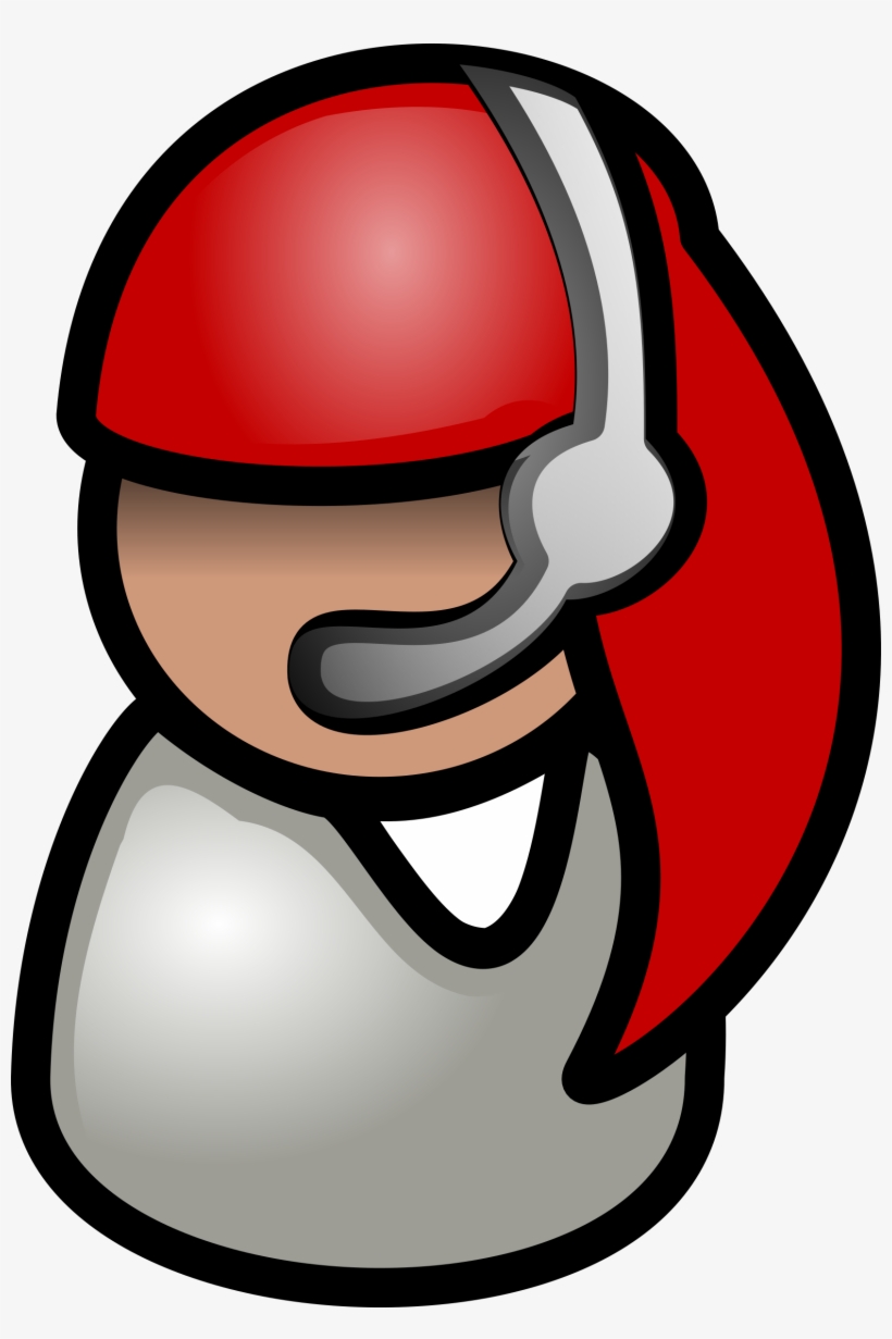 Headphone Clipart Man - Telephone Operator Clip Art - 414x601 PNG ...