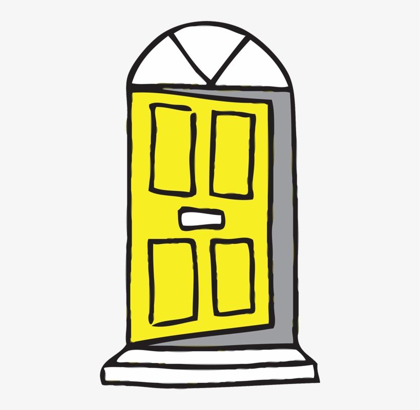 Yellow Door Clipart - 1280x720 PNG Download - PNGkit