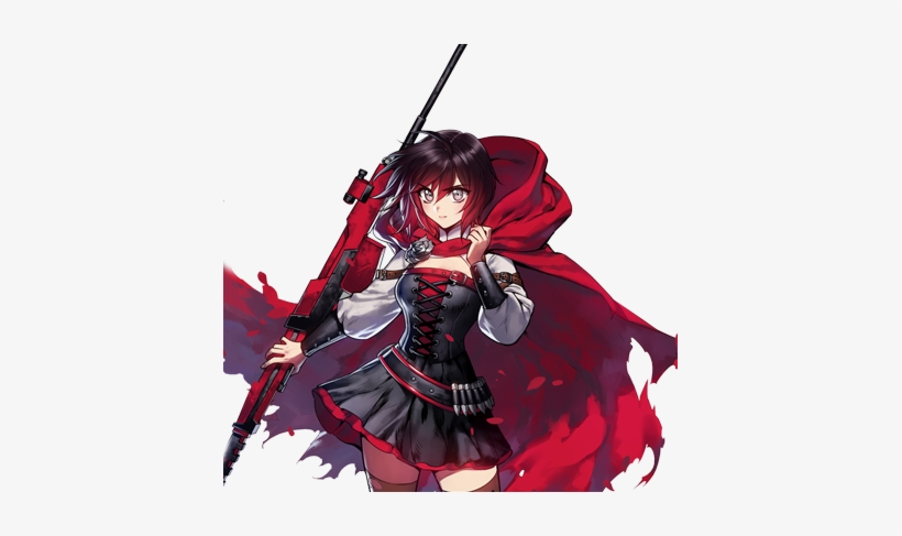 Ruby Rose From Rwby - Rwby Ruby Volume 4 - 413x407 PNG Download - PNGkit