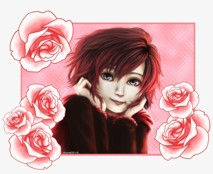 Ruby And Roses By Lifoures On Deviantart - Ruby Rose - 1018x785 PNG ...