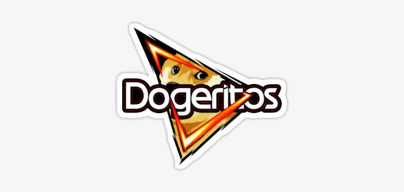 Download Transparent "doritos "dogeritos" Doge Logo" Stickers By Doge21 ...