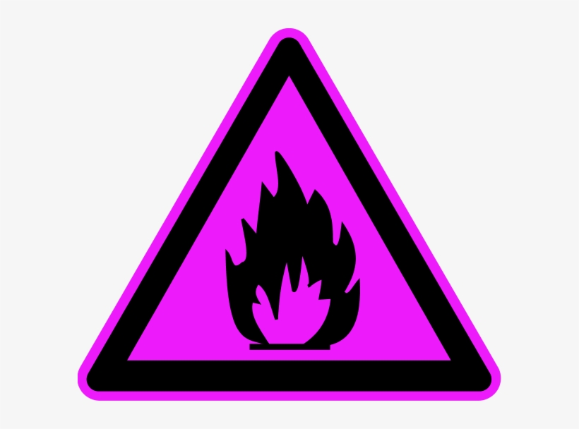 Fire Hazard Sign - Fire Hazard Clip Art - 600x528 PNG Download - PNGkit