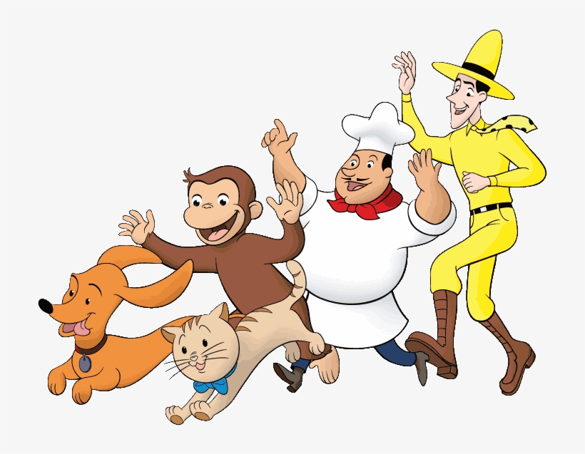 Curious George Clipart Friend Banner Transparent - Curious George All ...