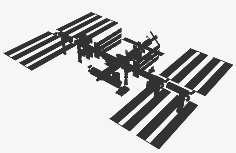 Open - International Space Station Vector - 1000x630 PNG Download - PNGkit