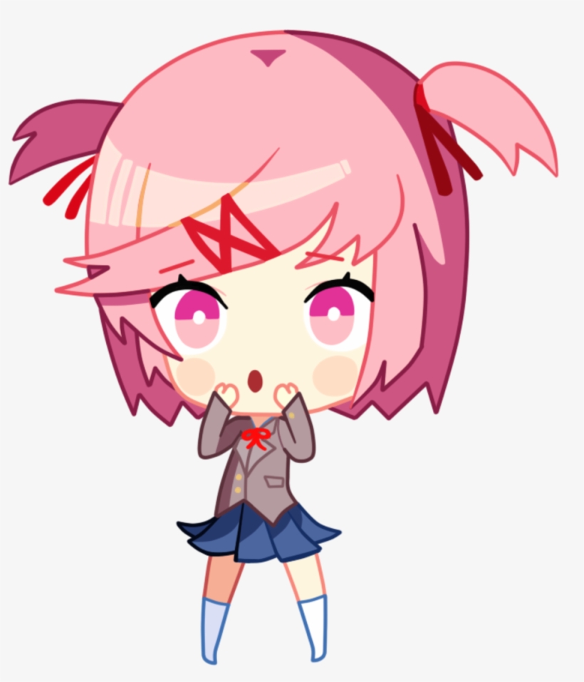 Doki Doki Literature Club Natsuki - 830x963 PNG Download - PNGkit