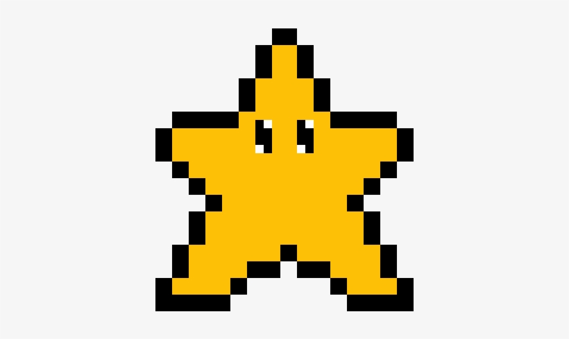 Mario Star - Super Mario Star Pixel - 1200x1200 PNG Download - PNGkit